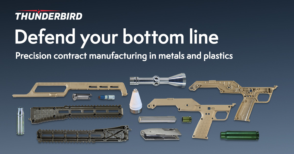 Contract manufacturing in metals and plastics for firearms